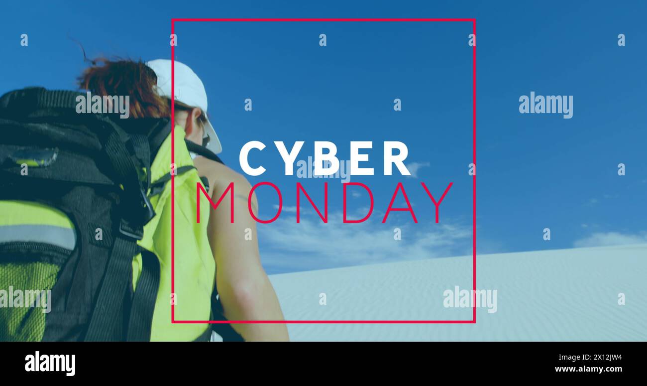 Animation cyber monday sale over hi-res stock photography and images ...