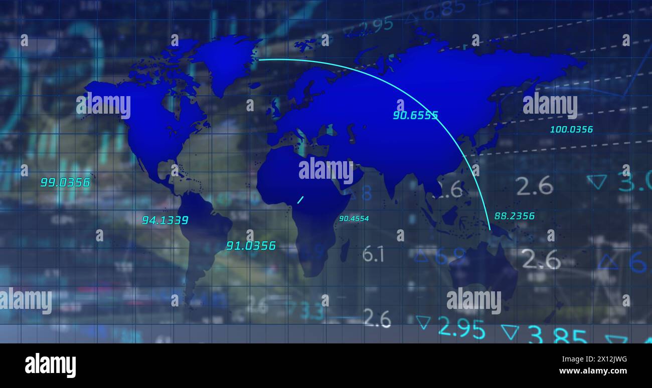 Digital nomad world map hi-res stock photography and images - Alamy