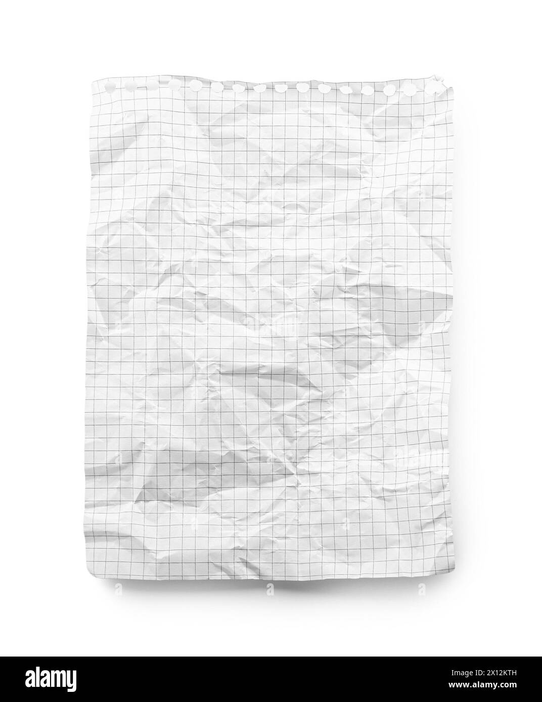 Notebook paper crumpled Black and White Stock Photos & Images - Alamy