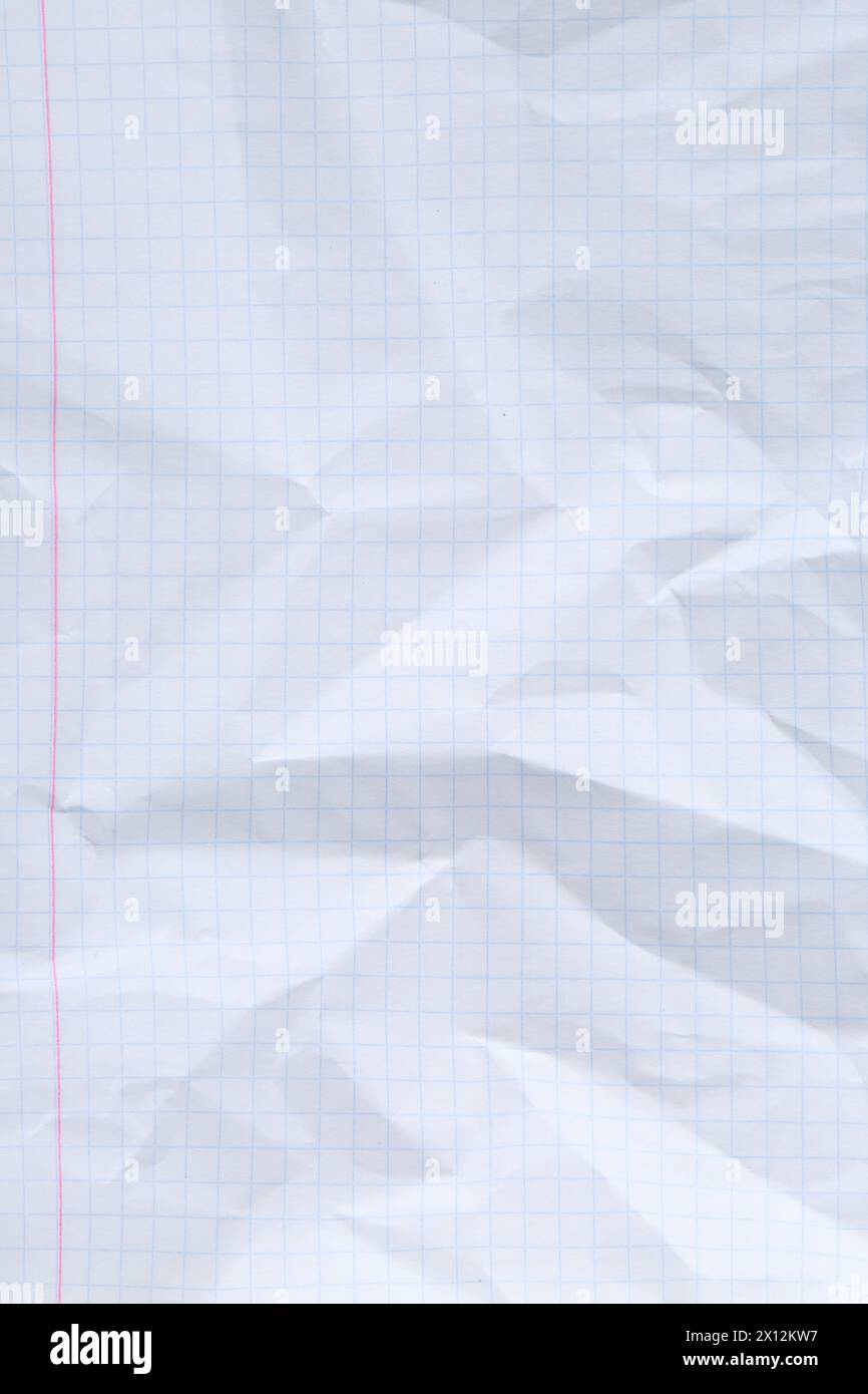 Checkered paper sheet texture hi-res stock photography and images - Alamy