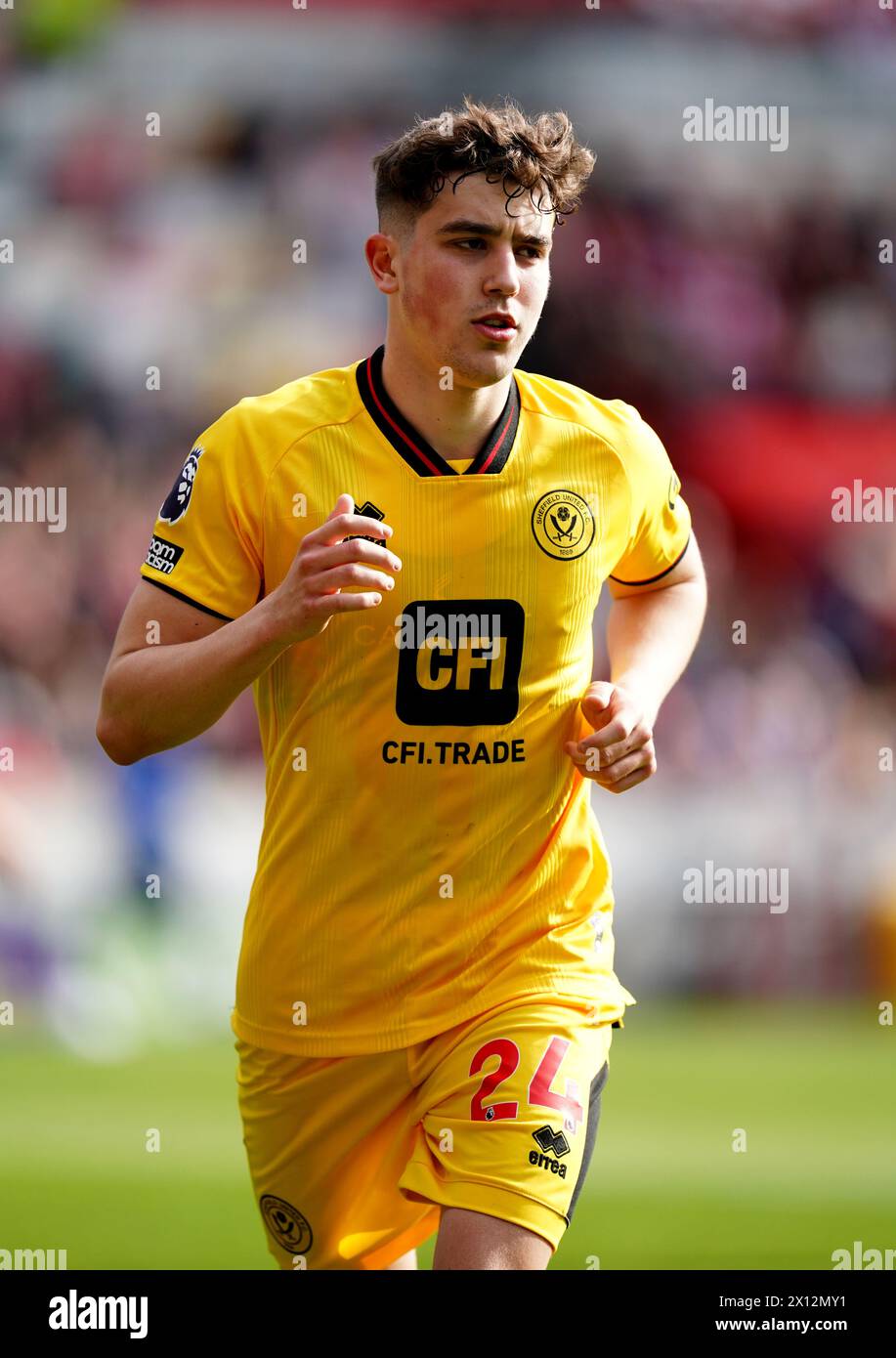 Sheffield United's Oliver Arblaster during the Premier League match at ...