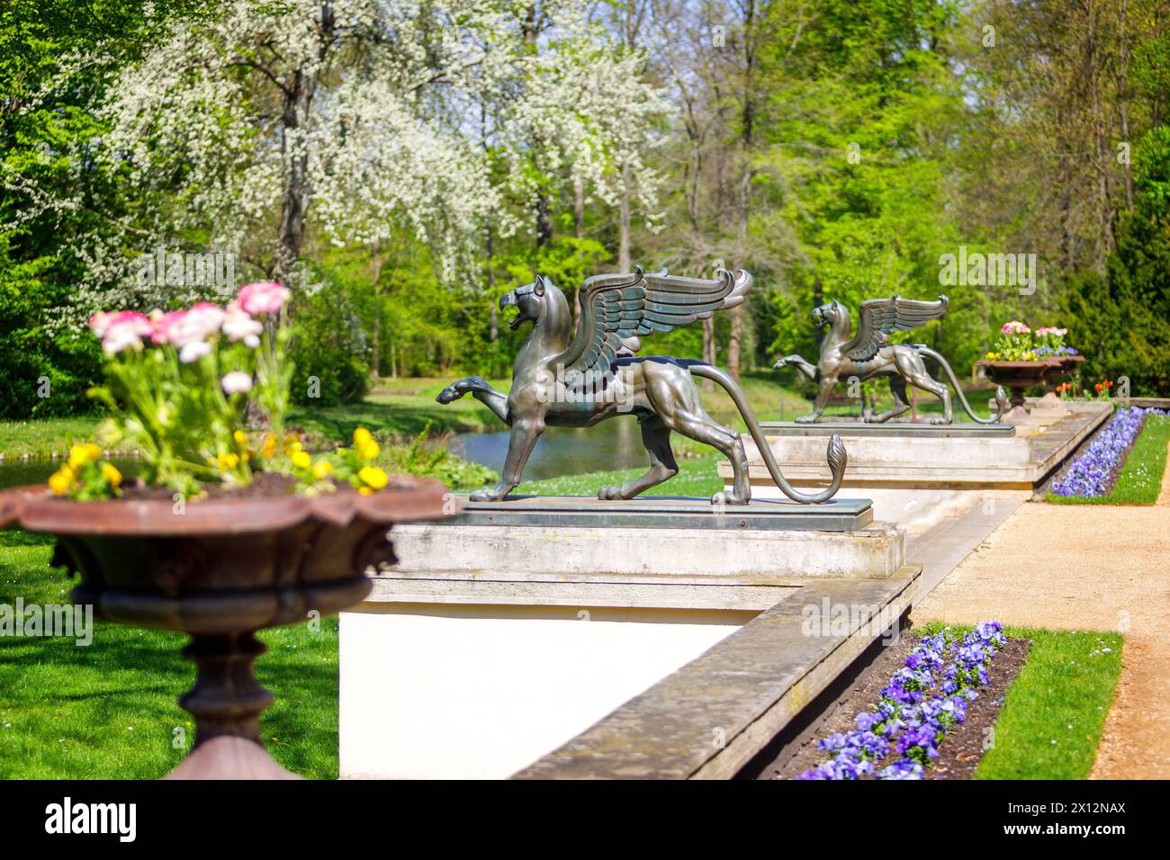 Fruehling im Branitzer Park DEU/Deutschland/Brandenburg/Cottbus, 11.04. ...