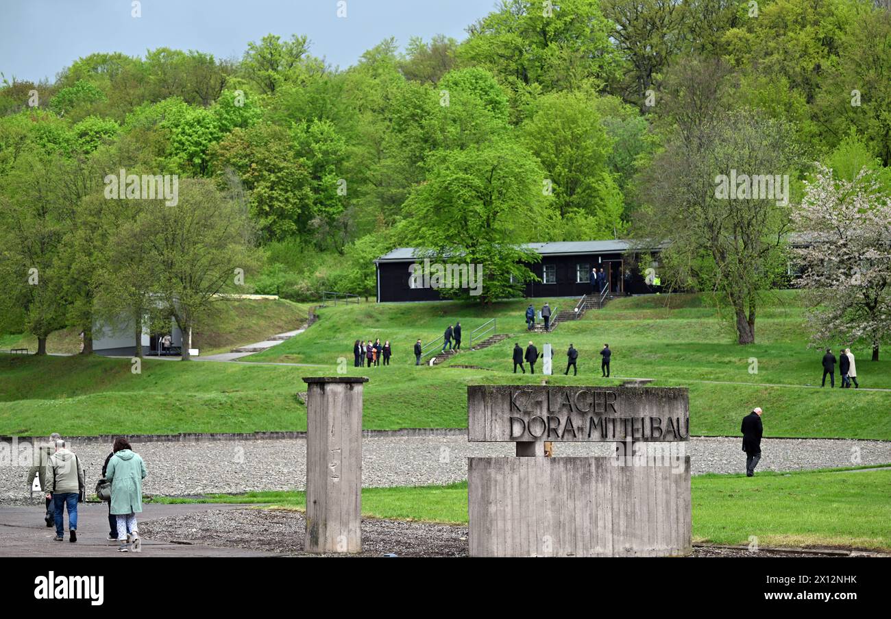 Nordhausen, Germany. 15th Apr, 2024. The Mittelbau-Dora concentration ...