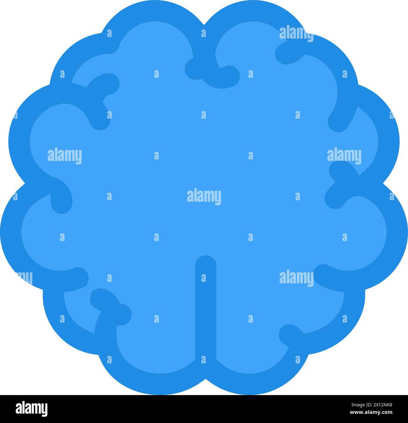 Brain concentration icon. Mind nervous prevention, business process ...