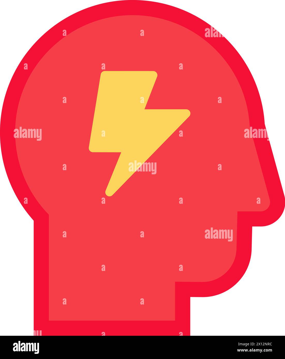 Mind brain intelligence icon. Human light idea, business process ...
