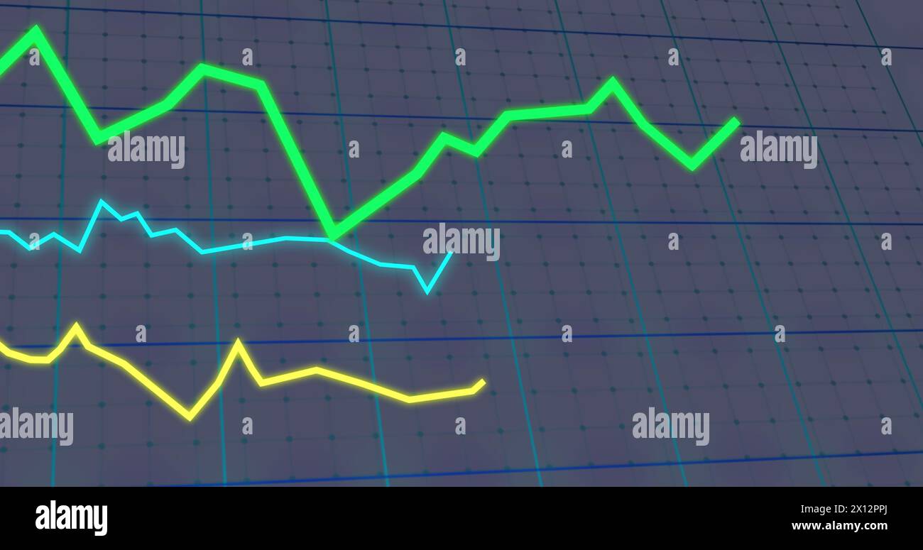 Image Of Statistical Data Processing Over Grid Network Against Grey