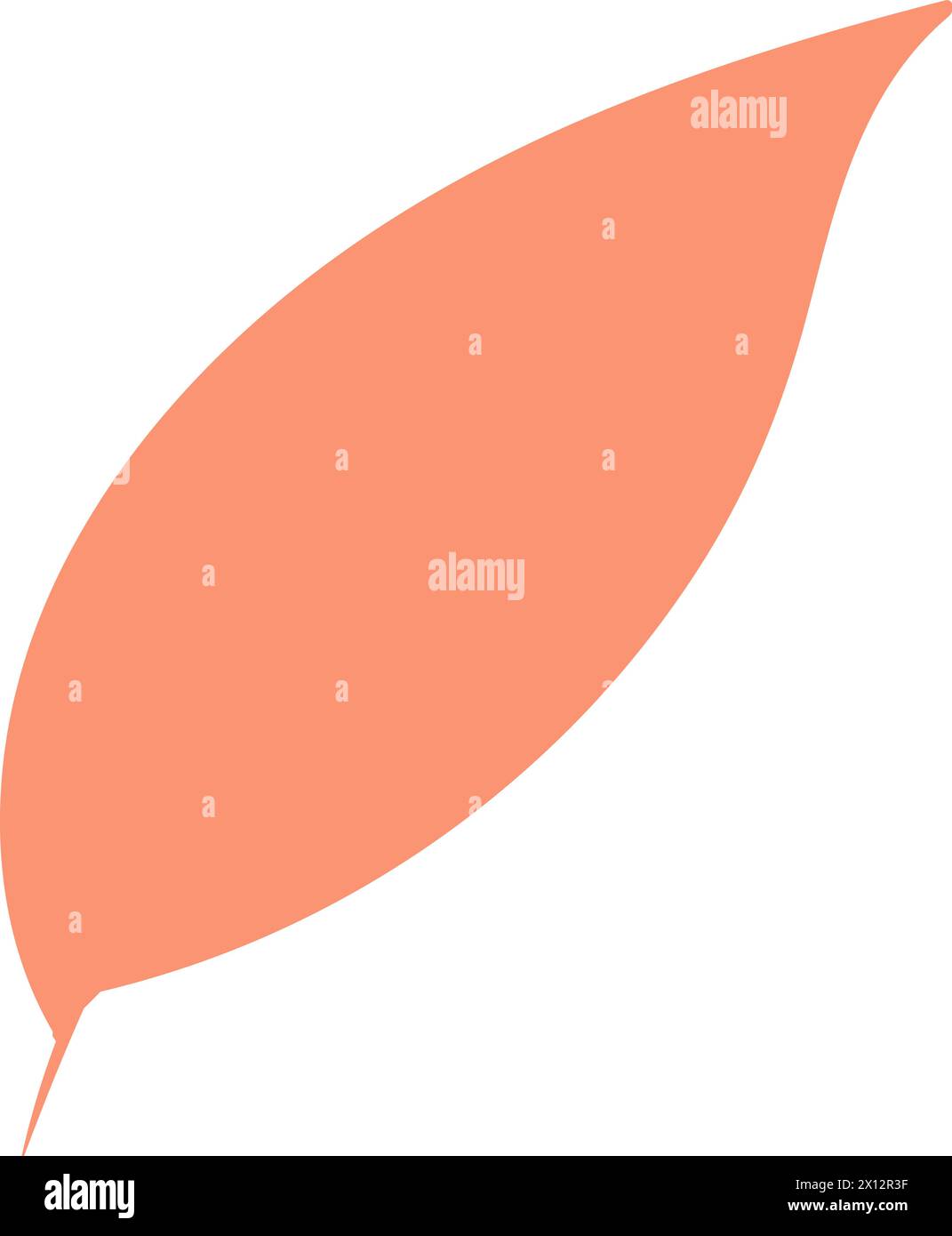 Tree leaf silhouette, September herbarium. Bright autumn plant foliage ...