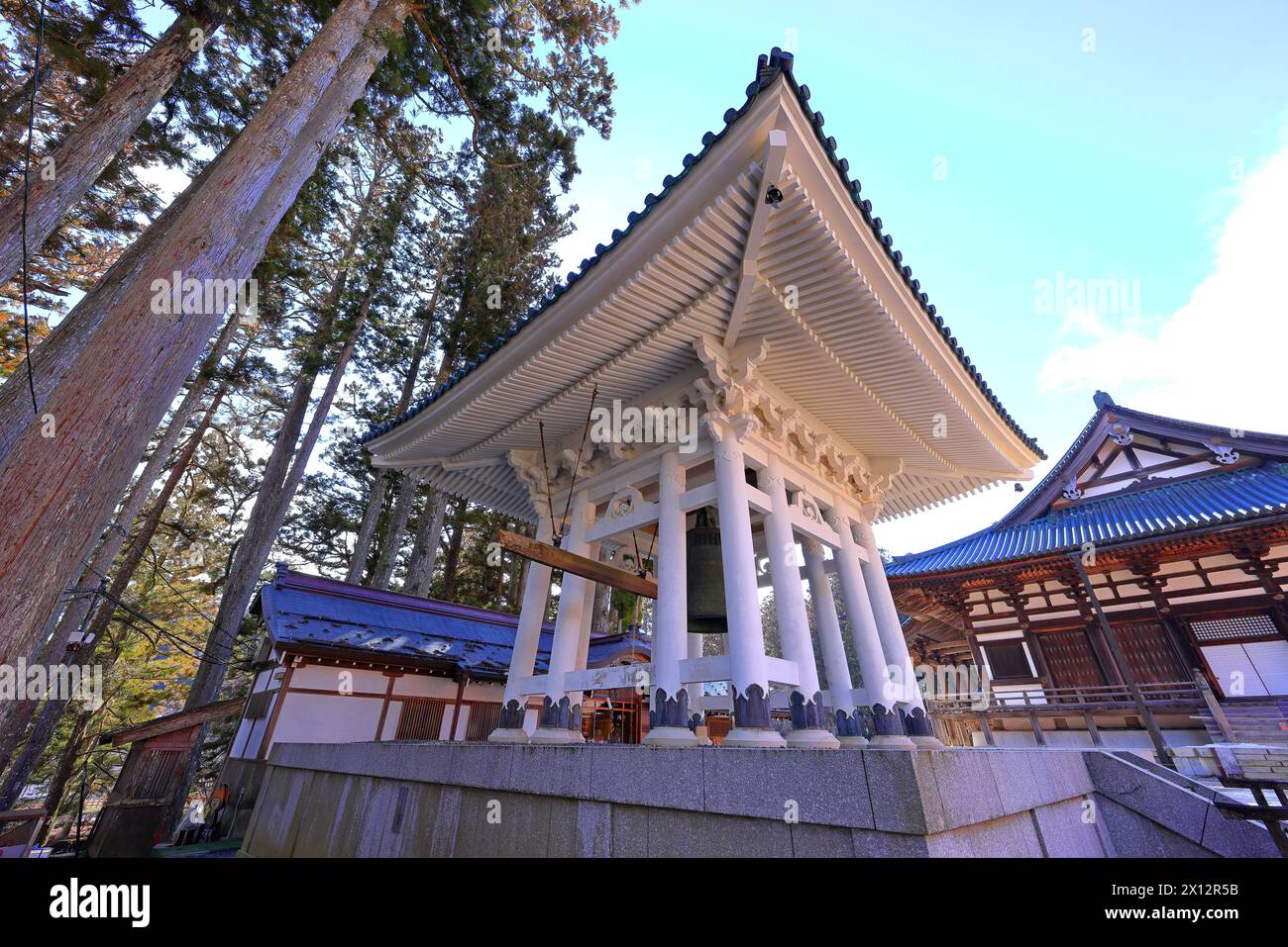 Temple in Kongobu-ji Danjo Garan area, a historical Buddhist temple ...