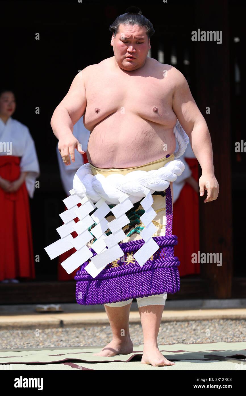 Tokyo Japan. 15th Apr, 2024. Terunofuji, APRIL 15, 2024 - Sumo : Annual ...
