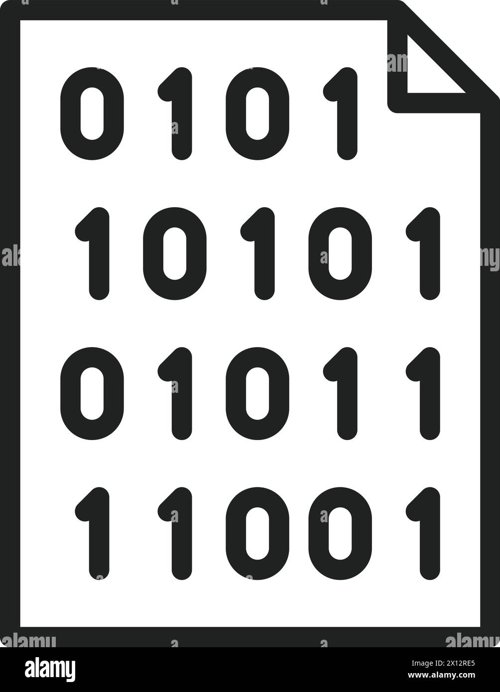Binary Code Icon Vector Image Suitable For Mobile Application Web Application And Print Media 1991