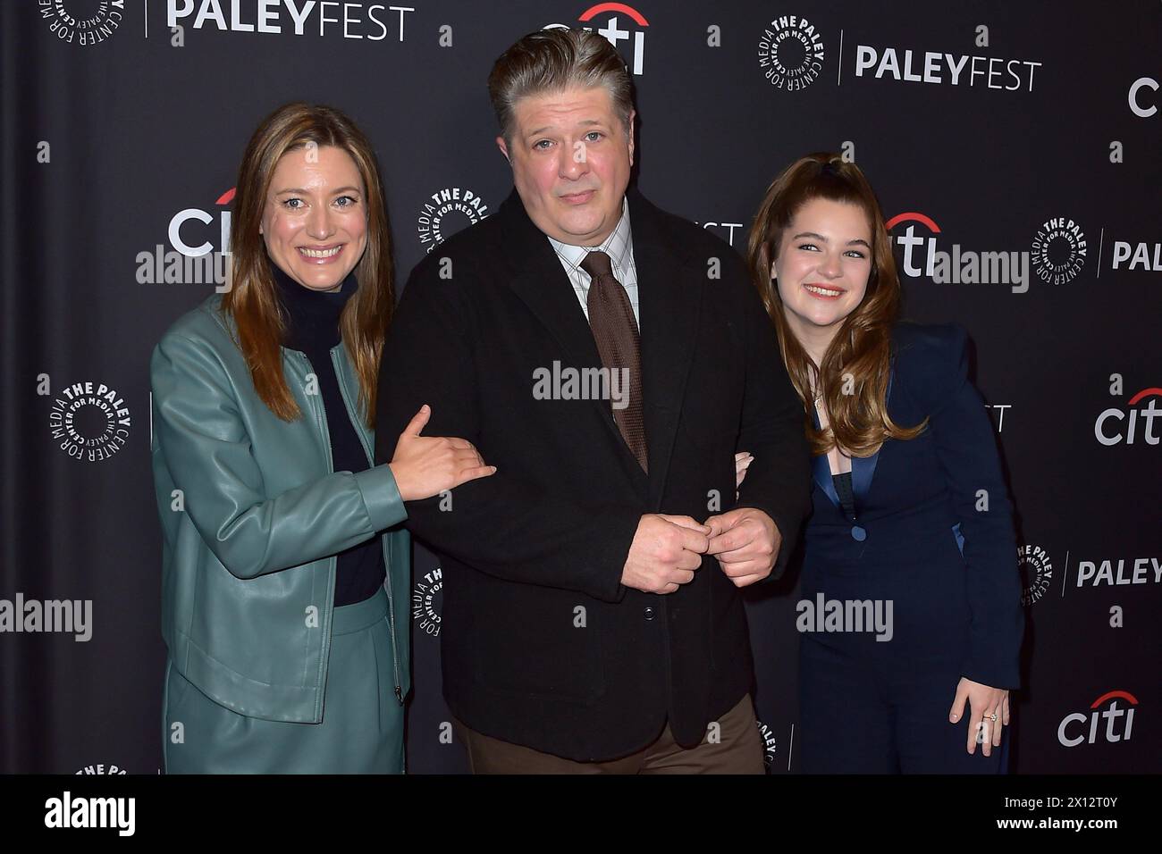 Zoe Perry, Lance Barber und Raegan Revord beim Screening der CBS TV ...