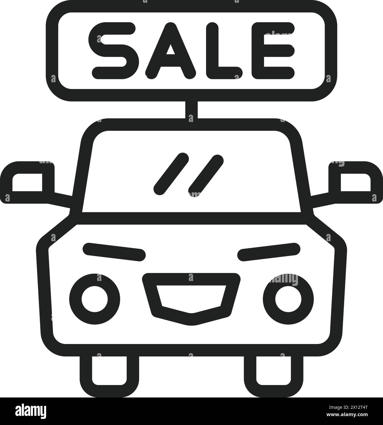 Car Sale icon vector image. Suitable for mobile application web ...