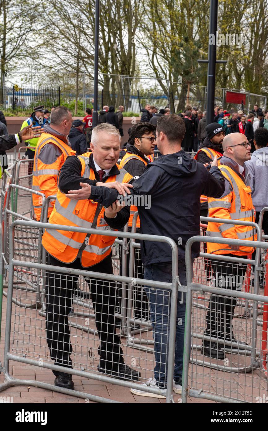 Security at Anfield Stadium, home of Liverpool FC Stock Photo - Alamy