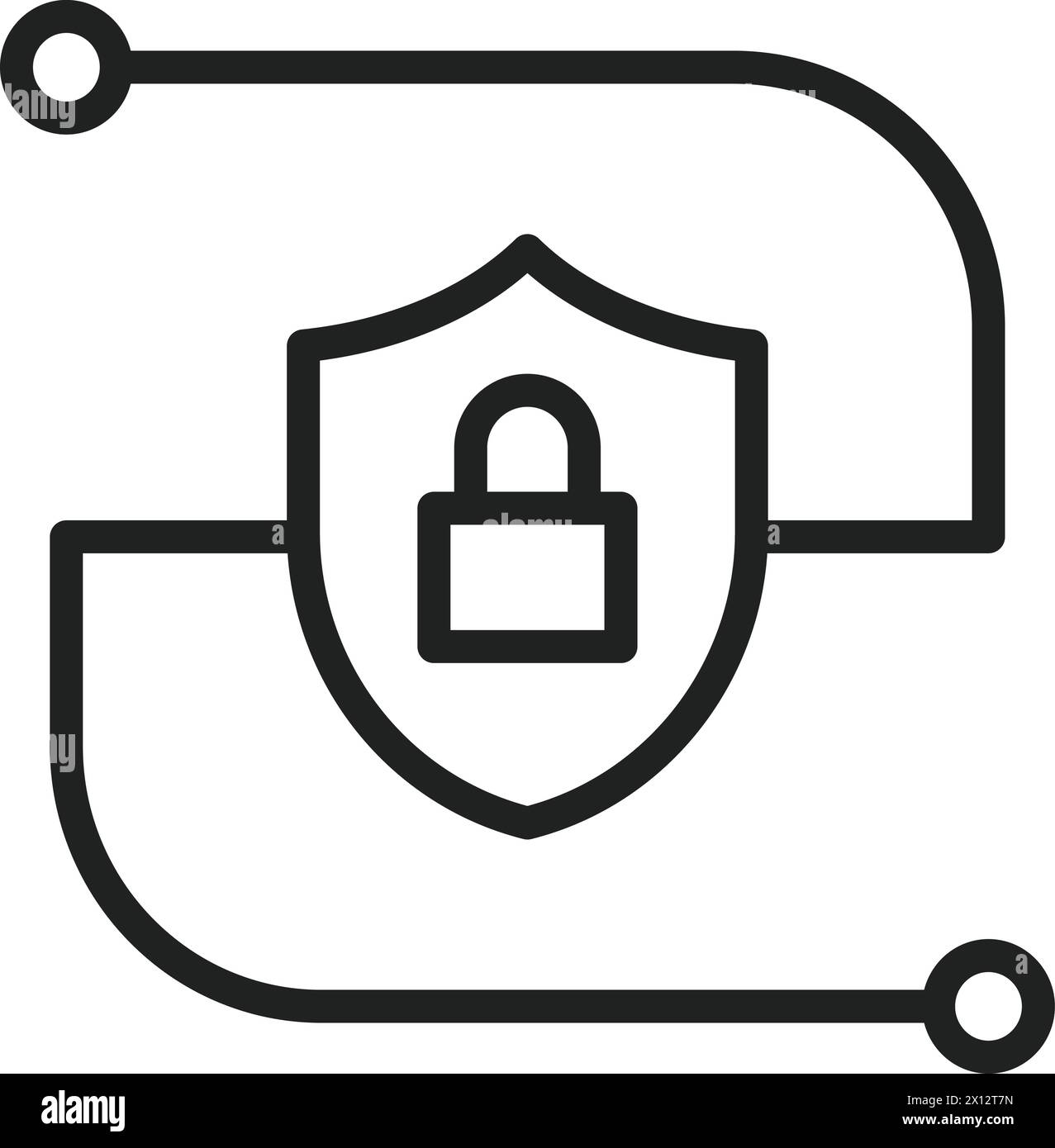 End To End icon vector image. Suitable for mobile application web ...