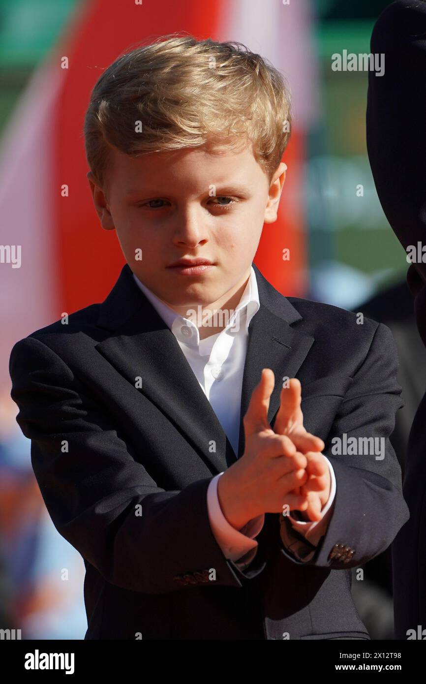 MONTE-CARLO, MONACO - APRIL 14: Prince Jacques during the trophy ...