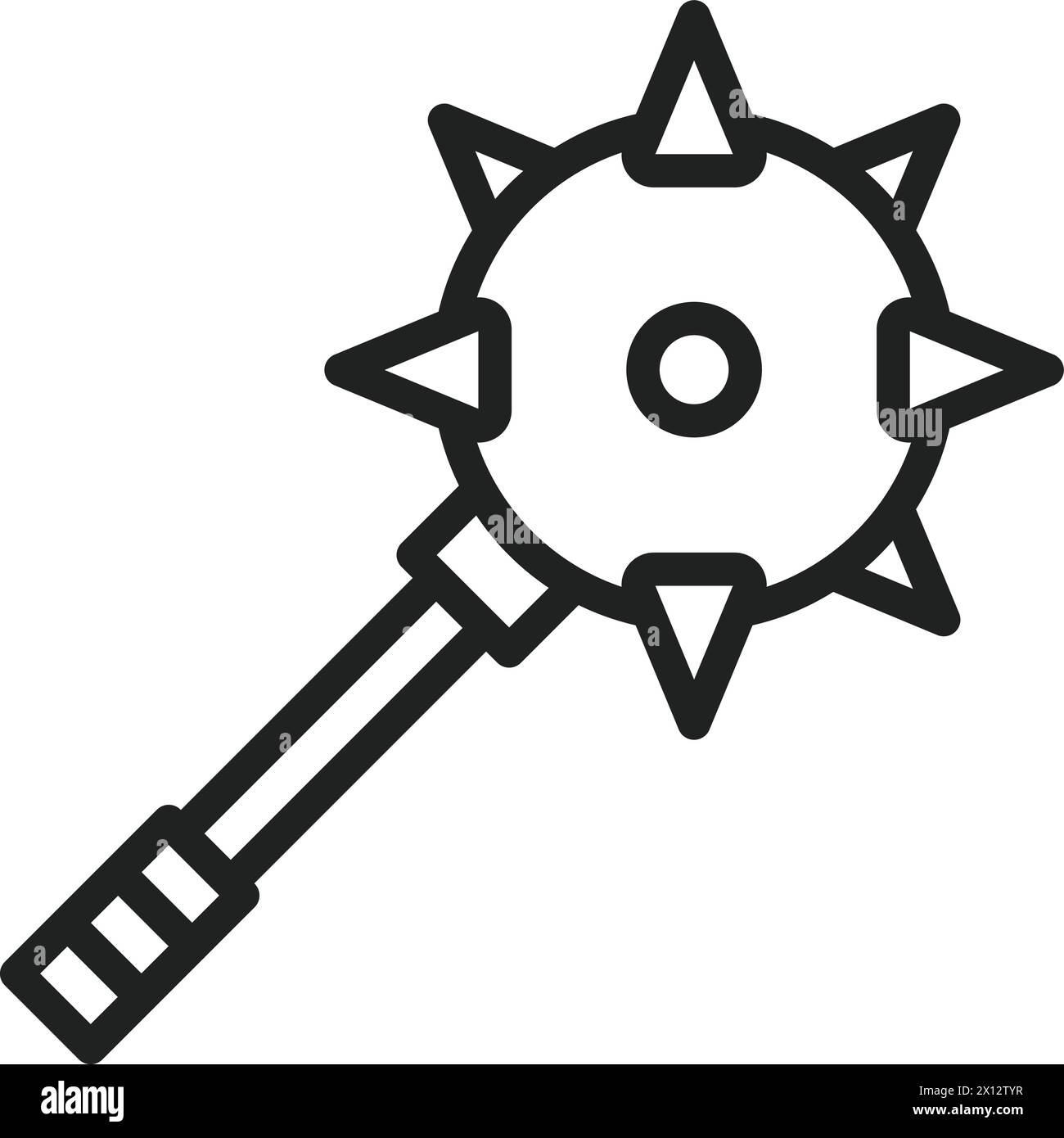 Mace icon vector image. Suitable for mobile application web application ...
