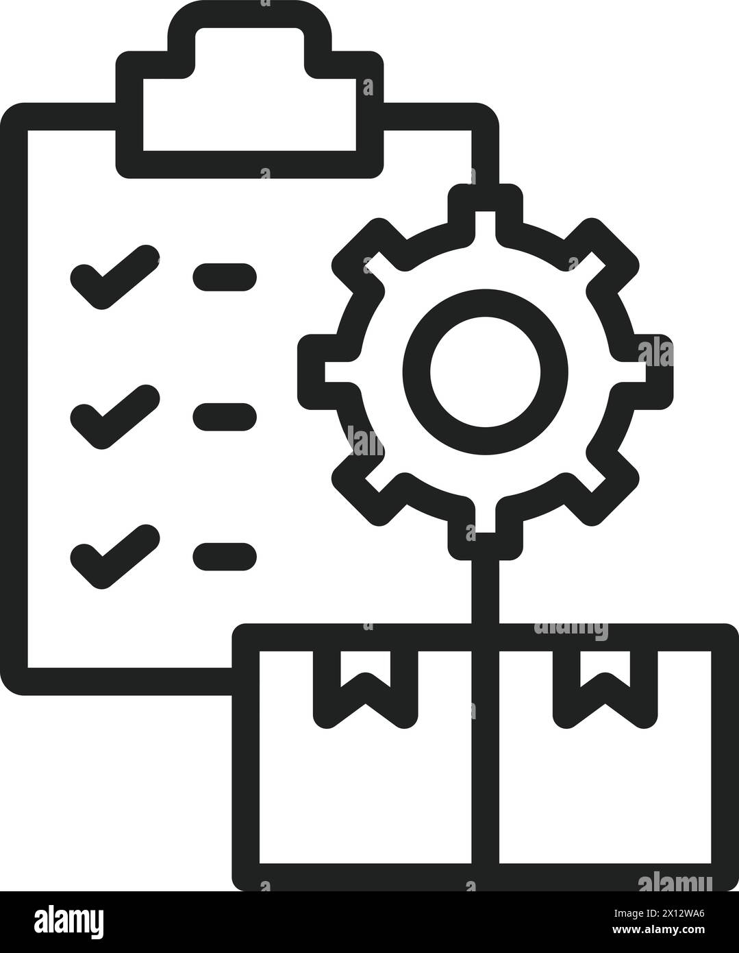 Inventory Setting icon vector image. Suitable for mobile application web application and print ...