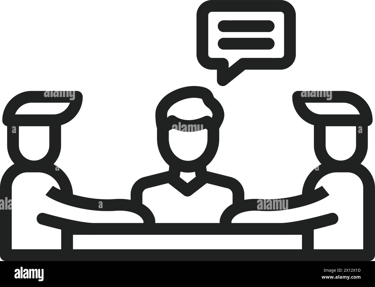 Mediator icon vector image. Suitable for mobile application web ...