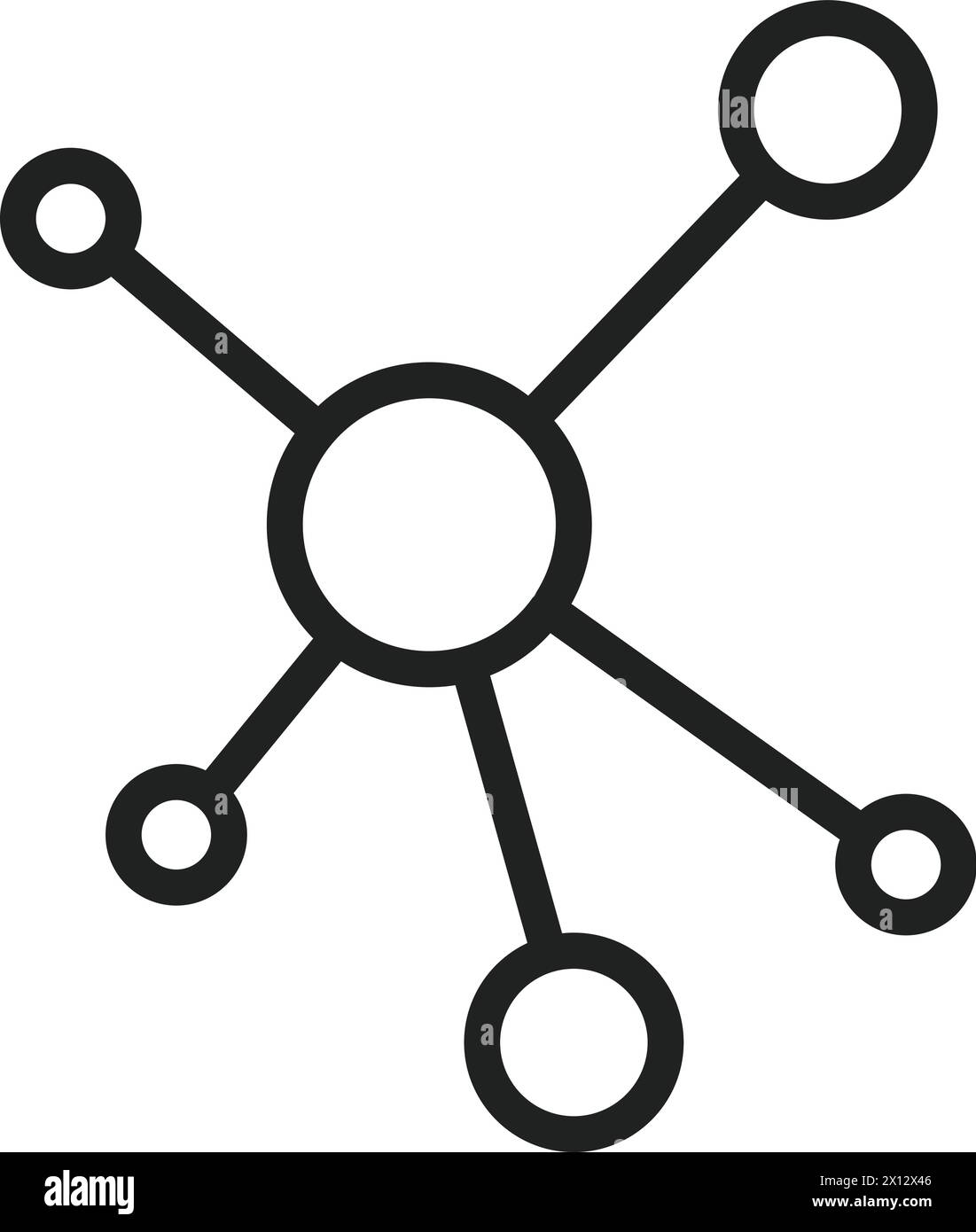 Molecule Icon Vector Image Suitable For Mobile Application Web Application And Print Media