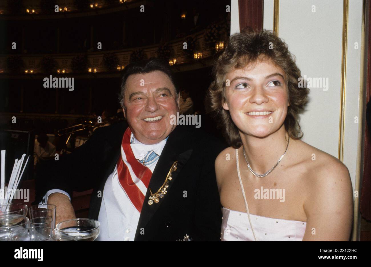 Franz Josef Strauss, Bavarian Minister president, with his daughter ...