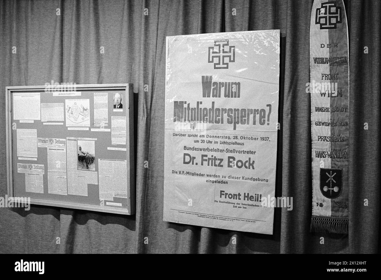 Vienna on 17 February 1986: The exhibition "Red-White-Red till death ...