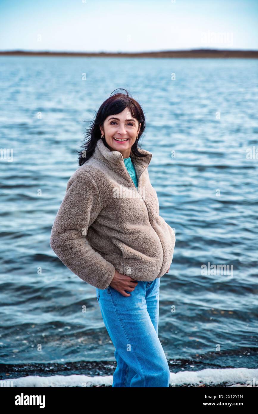 50 year old woman face hi-res stock photography and images - Alamy
