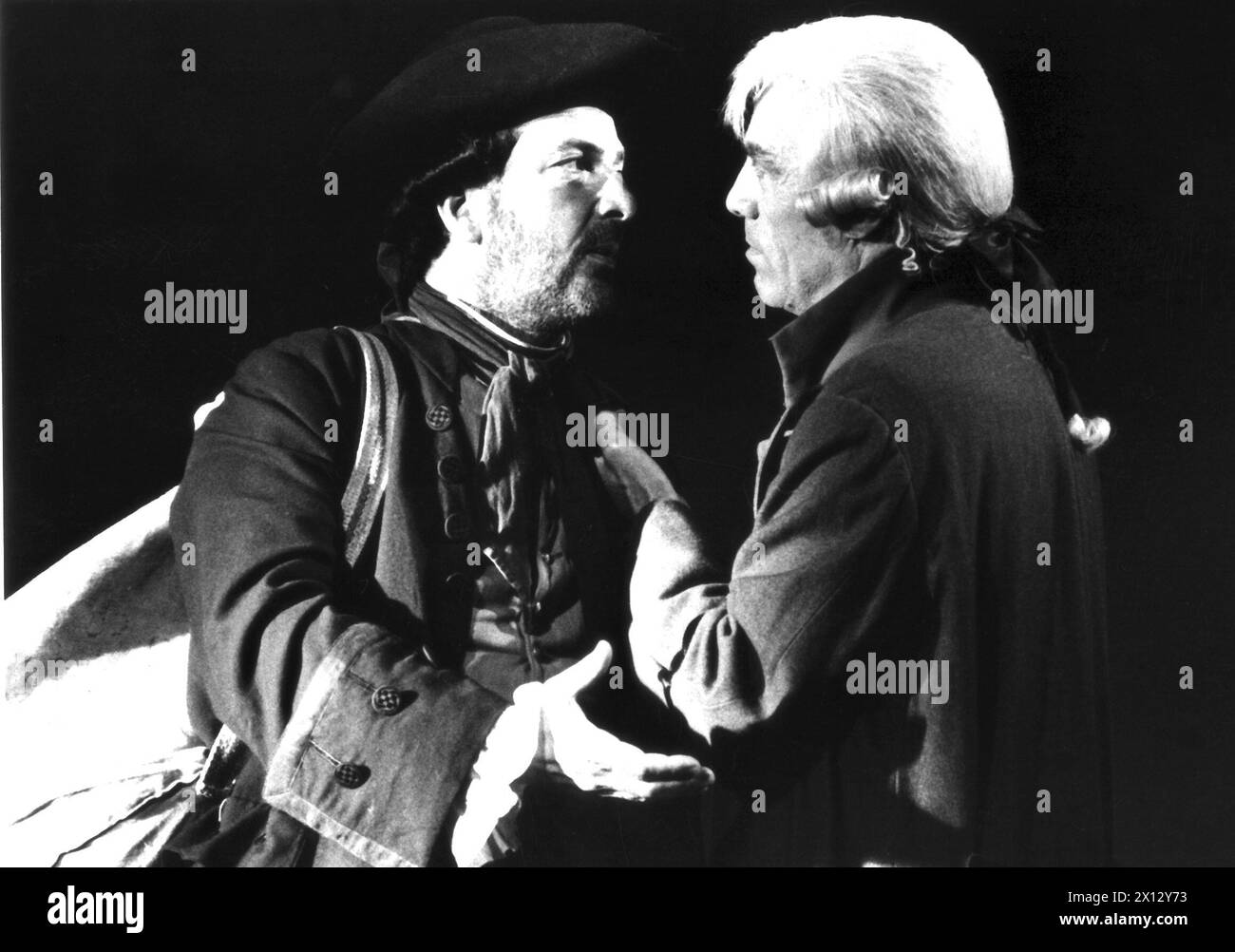 Vienna on 6 June 1986: Franz Robert Wagner (l., Paul Werner) and ...