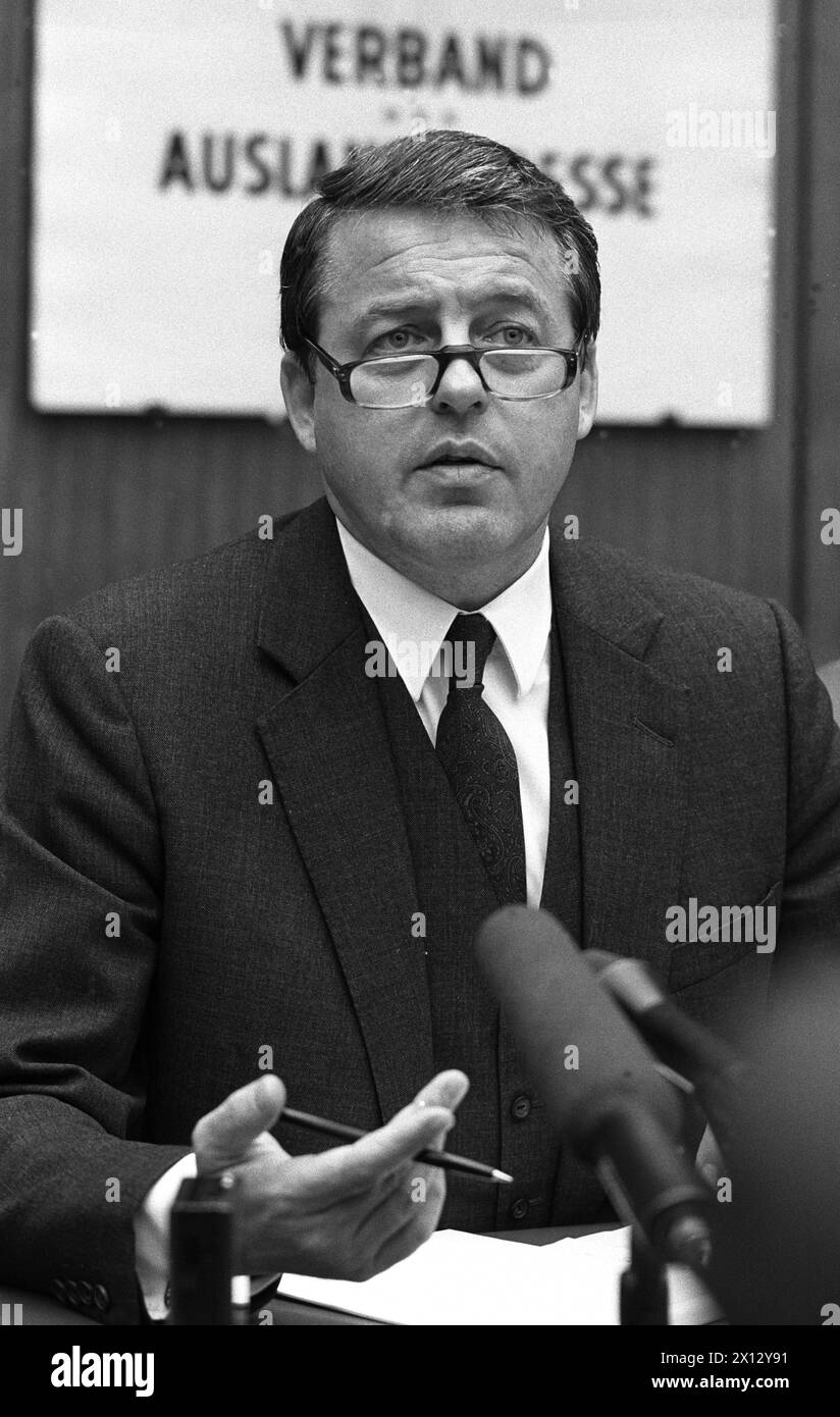 Vienna on 13 June 1986: Austria's new Federal Chancellor Franz ...