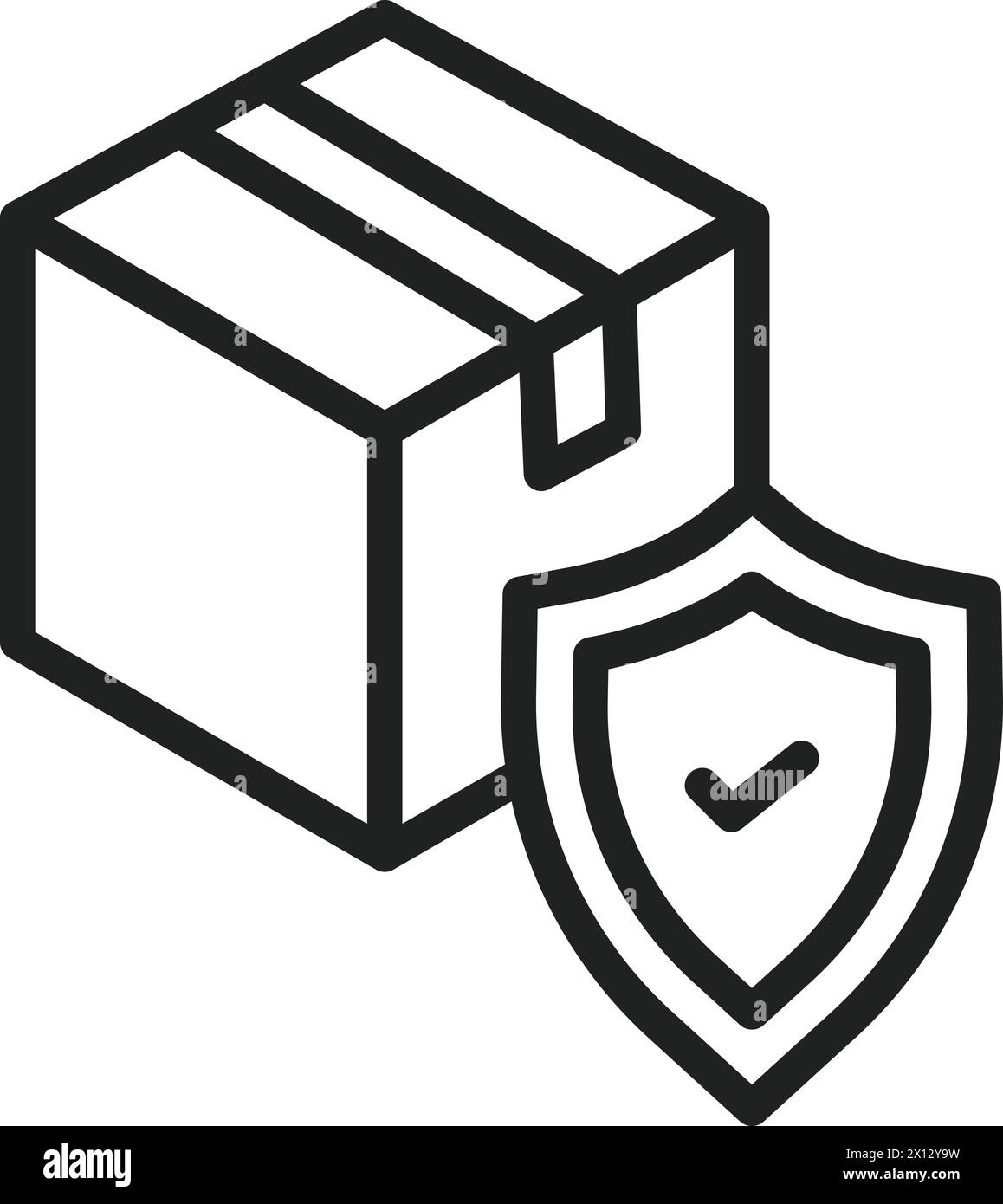 Product Insurance icon vector image. Suitable for mobile application web application and print ...