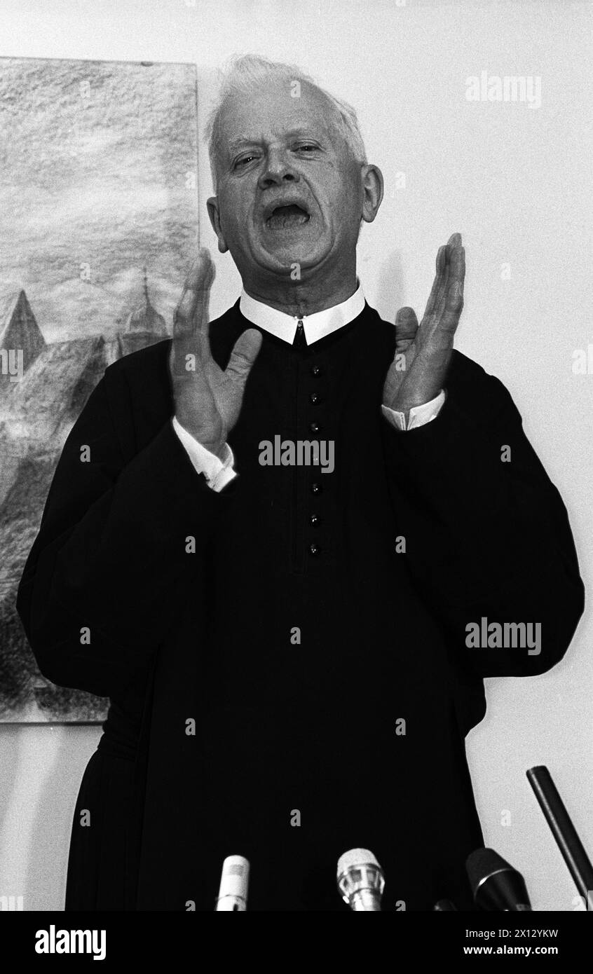 Father Hermann Groer, a 66-year-old Benedictine priest, was officially ...