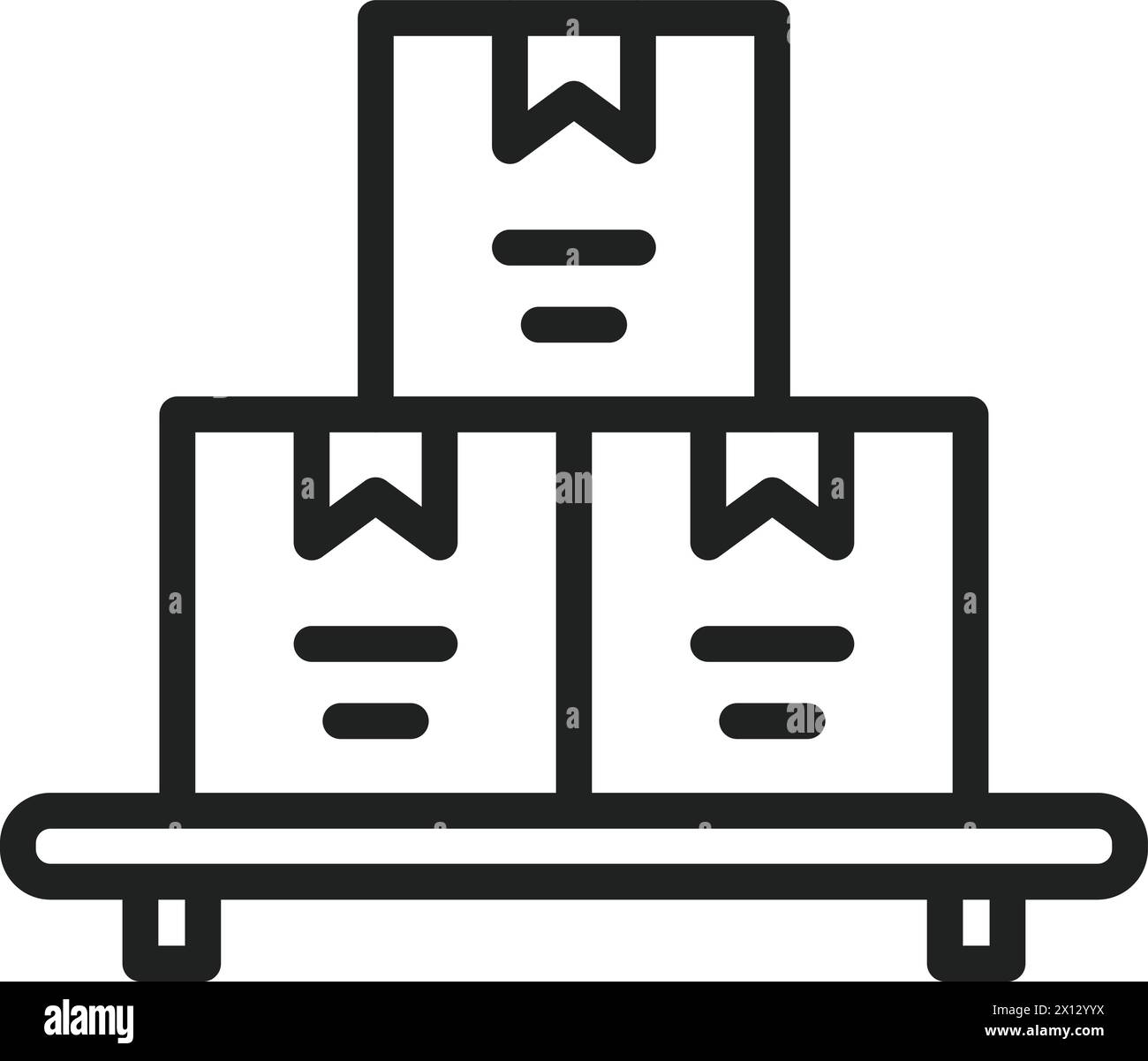 Packages icon vector image. Suitable for mobile application web ...