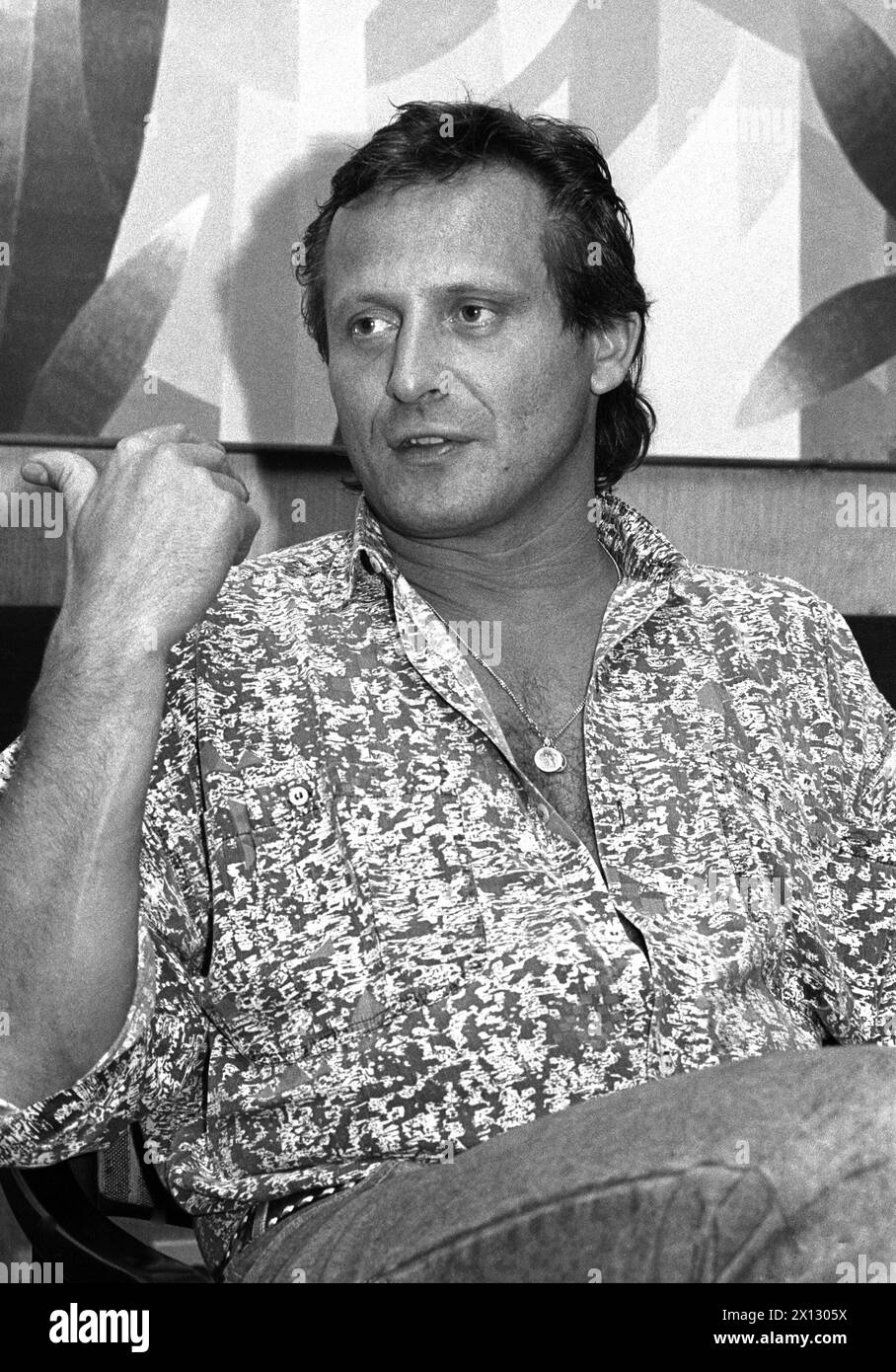 Famous German songwriter Konstantin Wecker, captured in Vienna on ...