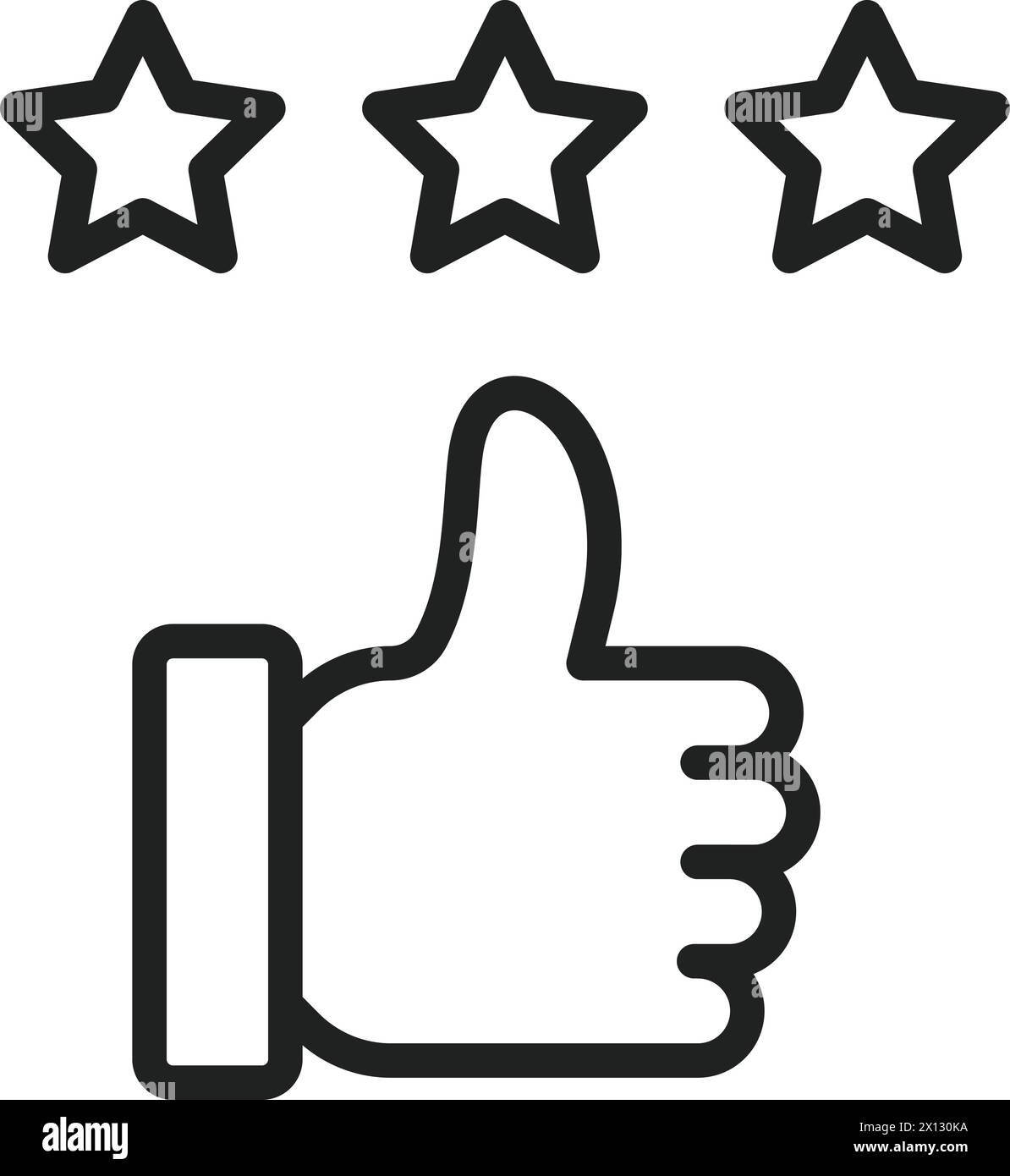 Satisfaction icon vector image. Suitable for mobile application web ...
