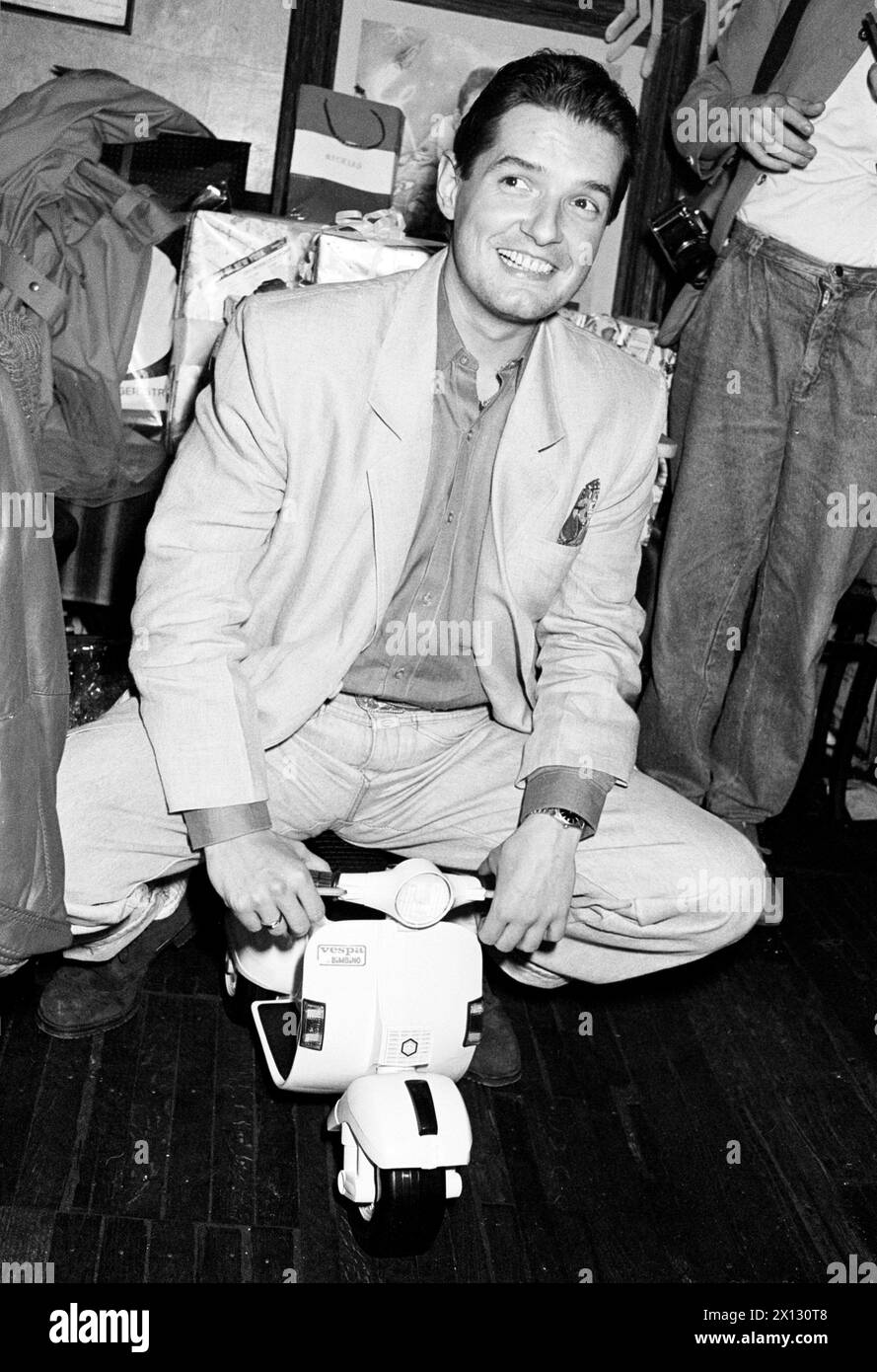 Austrian pop star Falco celebrated his 30th bithday in Vienna's famous ...