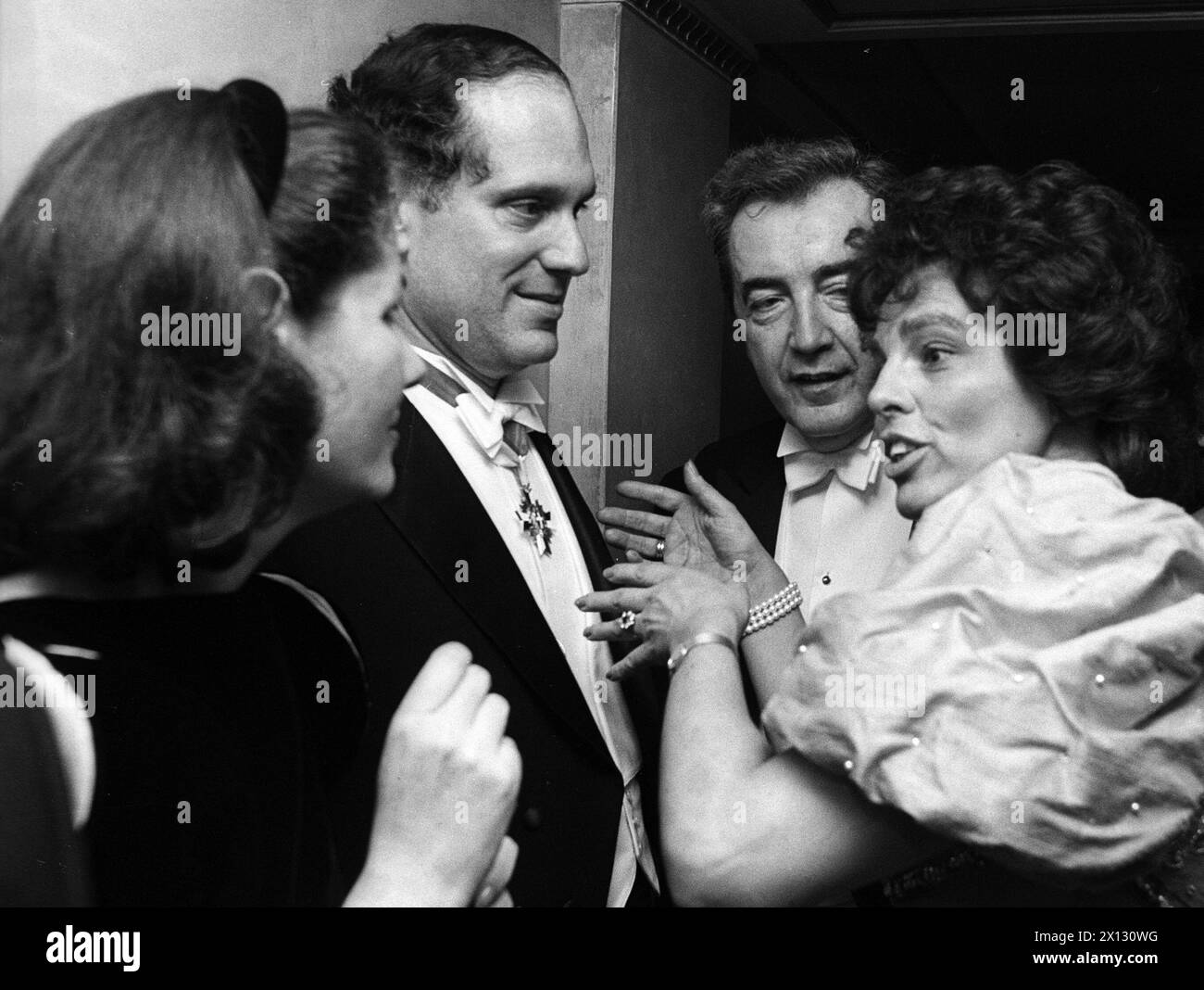The photo taken on February 27th 1987 on the occasion of the Viennese ...