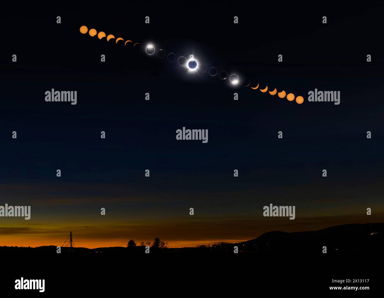Total solar eclipse composite hi-res stock photography and images - Alamy