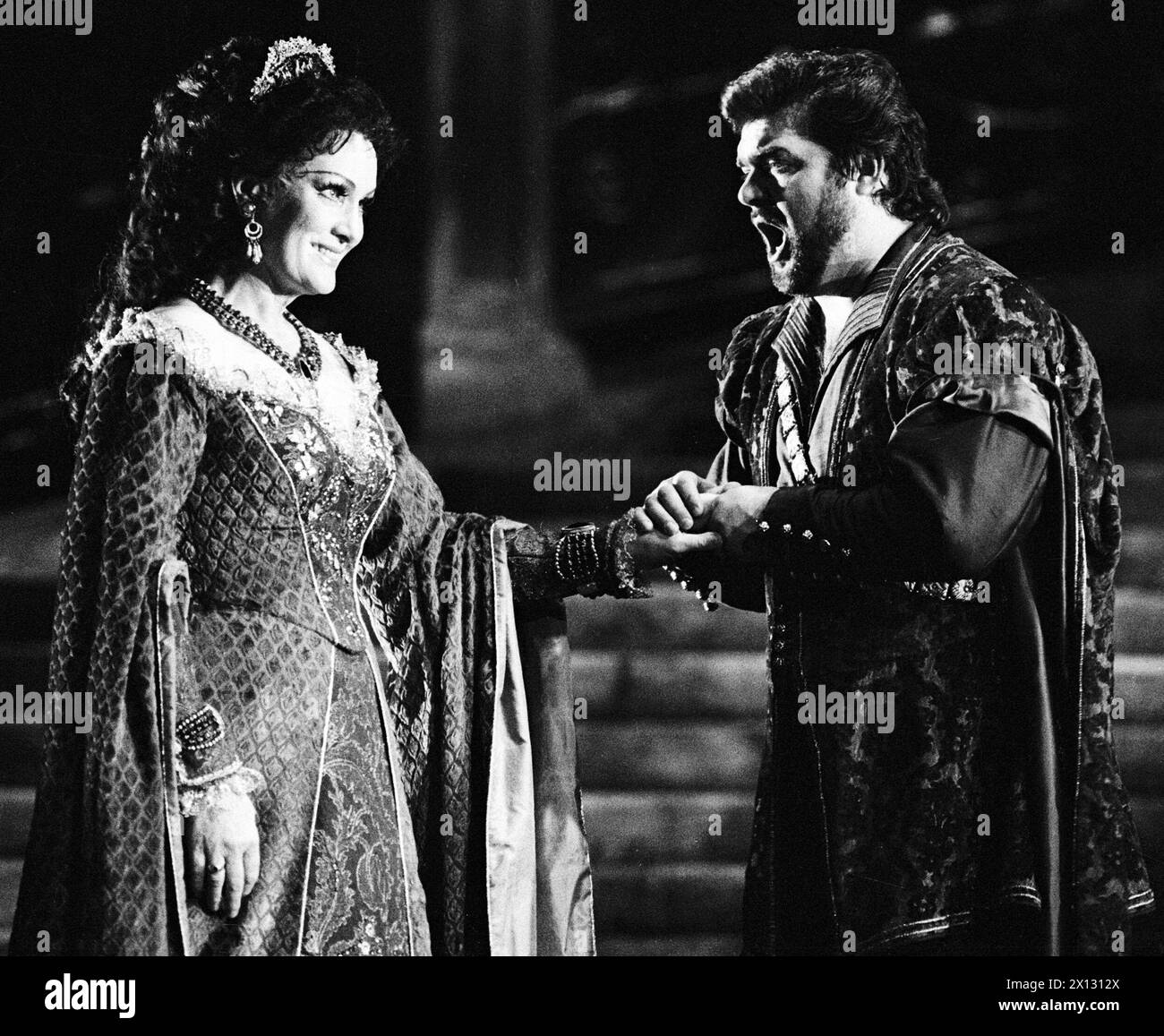 The photo taken on April 7th 1987 shows a scene from the opera "Rusalka ...