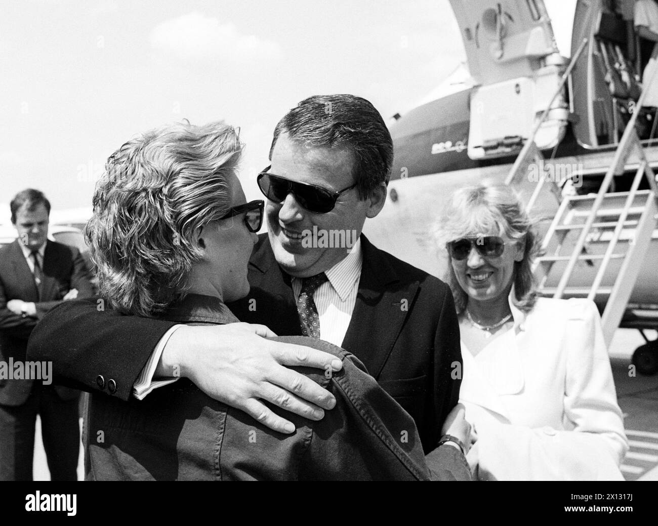 The photo was taken on May 25th 1987 and shows Austrian Chancellor ...