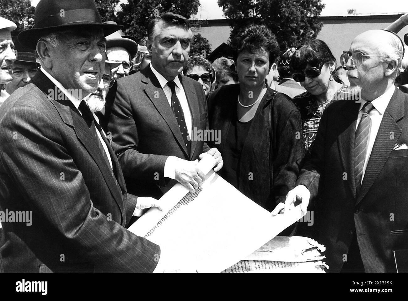 Torah roles that were defiled in the Nazi period were solemnly buried ...