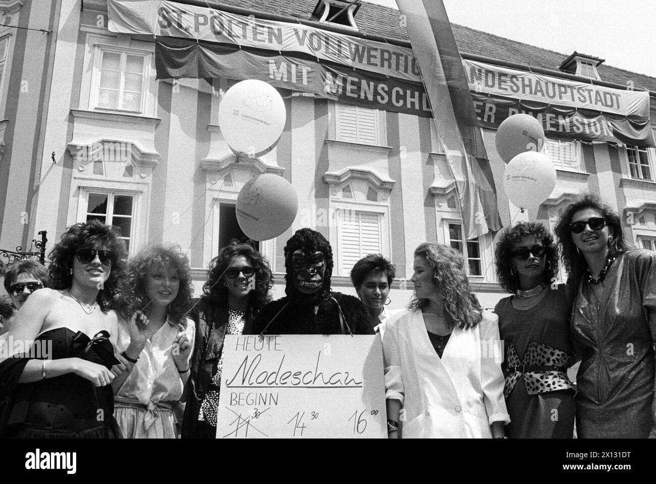 The photo was taken on July 10th 1987 and shows activities to celebrate ...