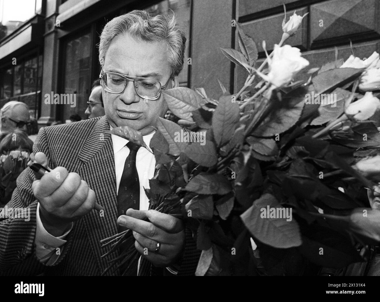 The photo was taken on October 2nd 1987 on the occasion of the ...