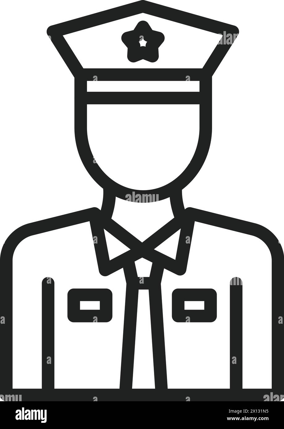 Police icon vector image. Suitable for mobile application web ...