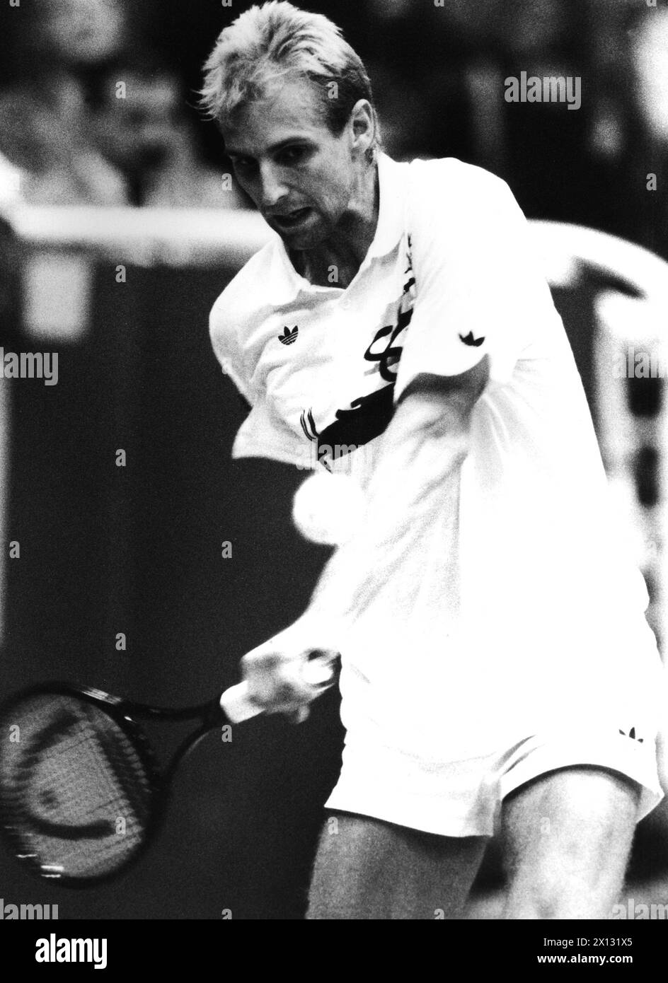 The photo was taken on October 23rd 1987 on the occasion of the Tennis ...