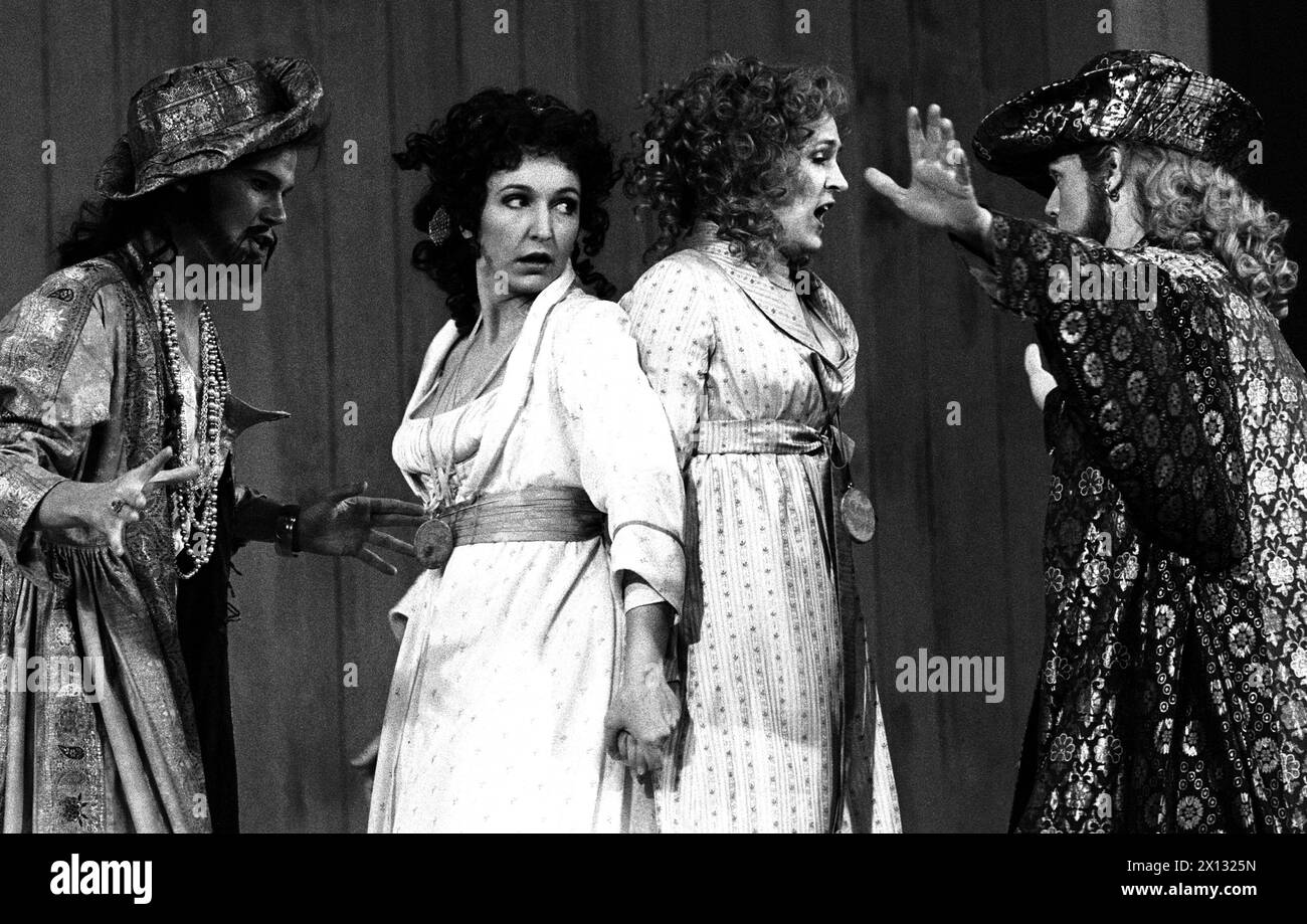 (v.l.n.r.) Bruce Erwin Ford as Ferrando, Martina Borst, Gunnel Bohmann ...