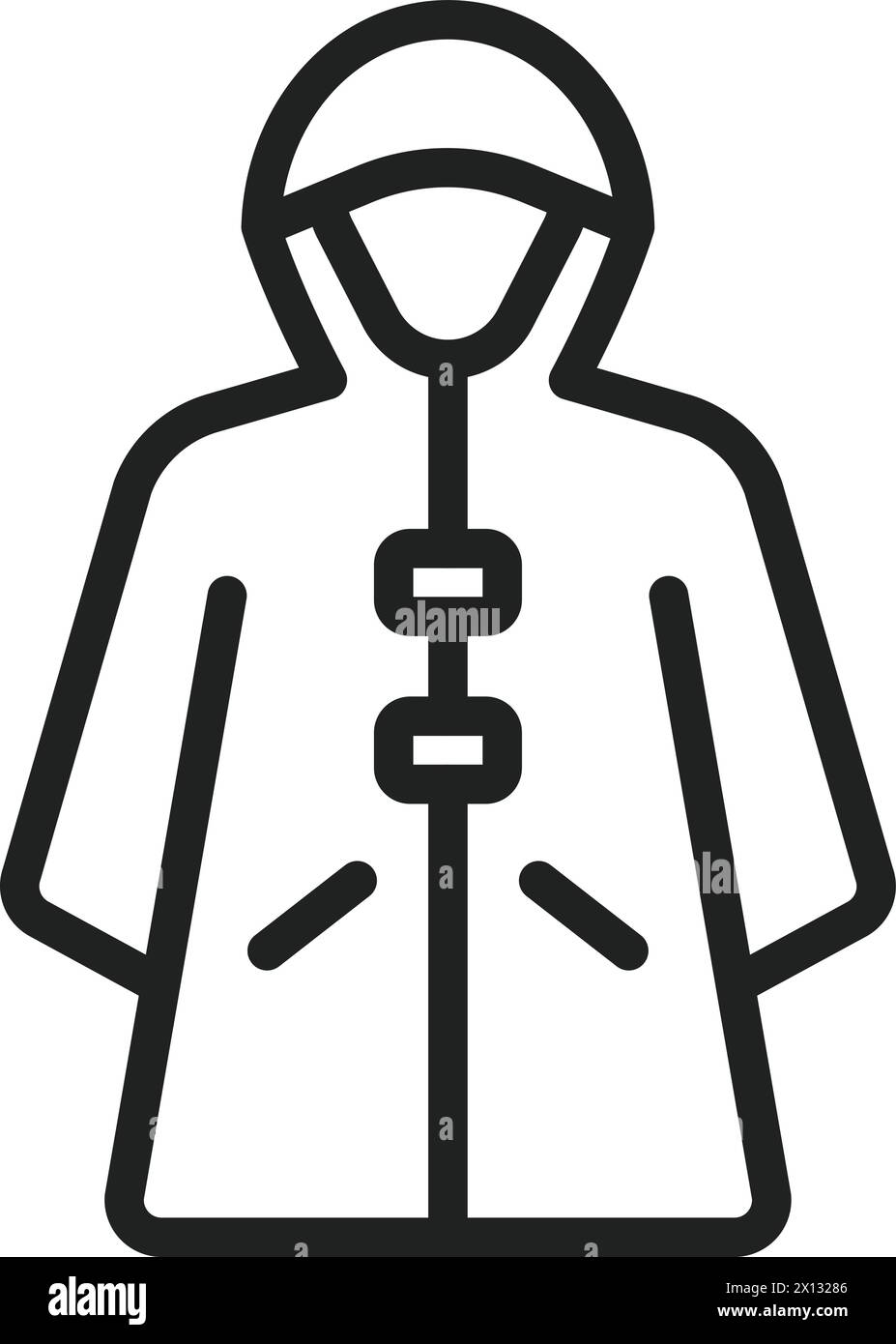 Raincoat icon vector image. Suitable for mobile application web ...