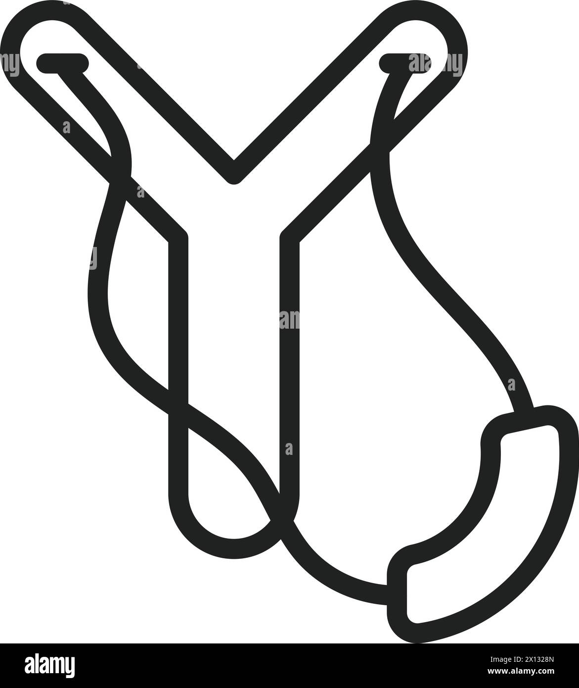 Slingshot icon vector image. Suitable for mobile application web ...