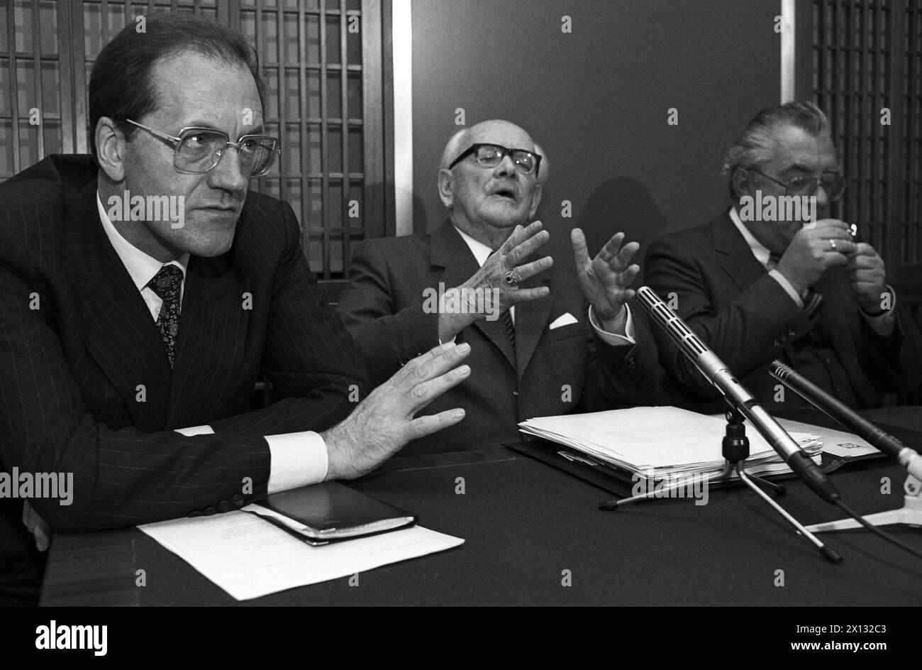 Press conference of the supervisory board of CA in Vienna on January ...