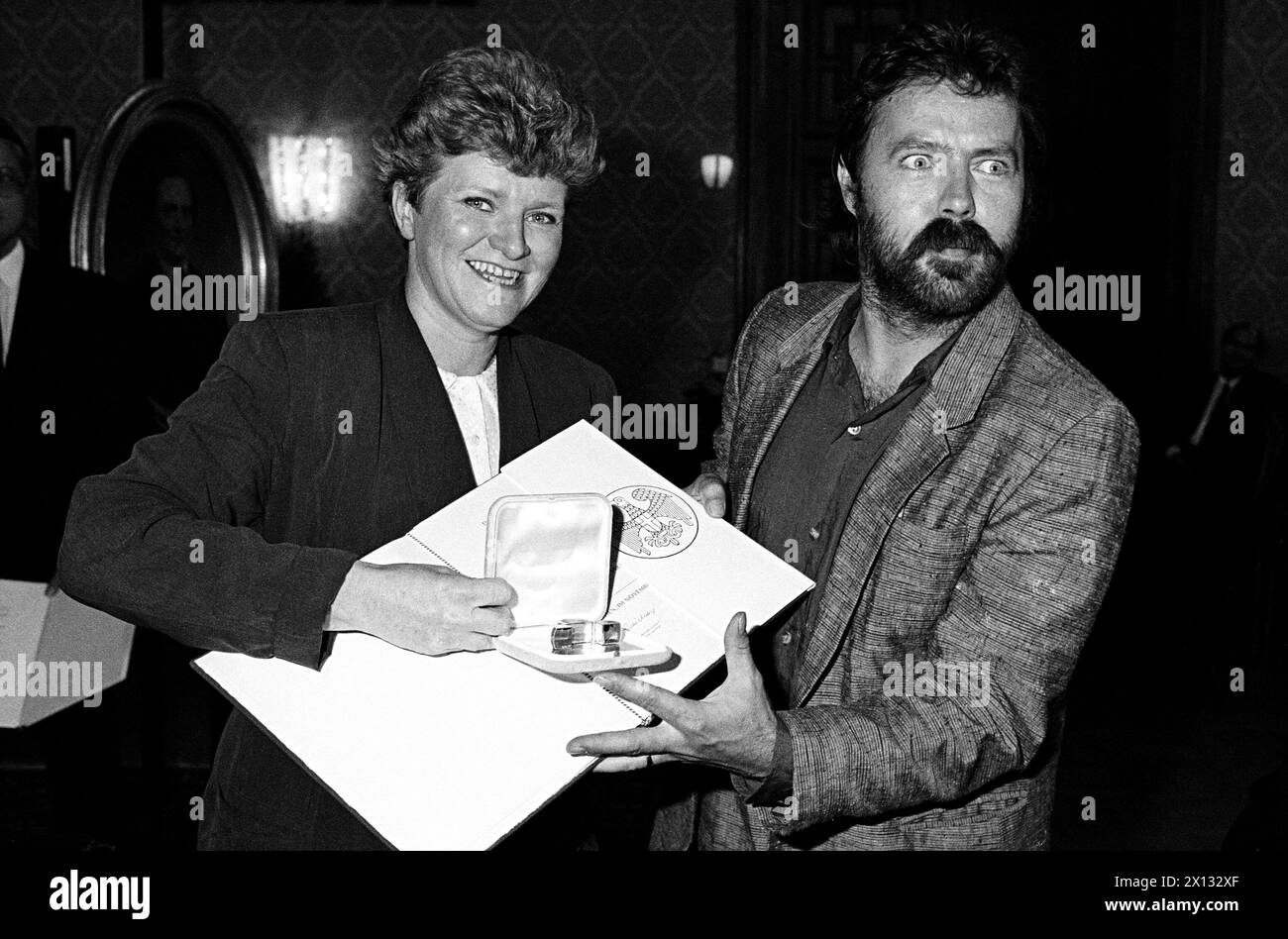 Vienna on June 17th 1988: The Austrian cartoonist and illustrator ...