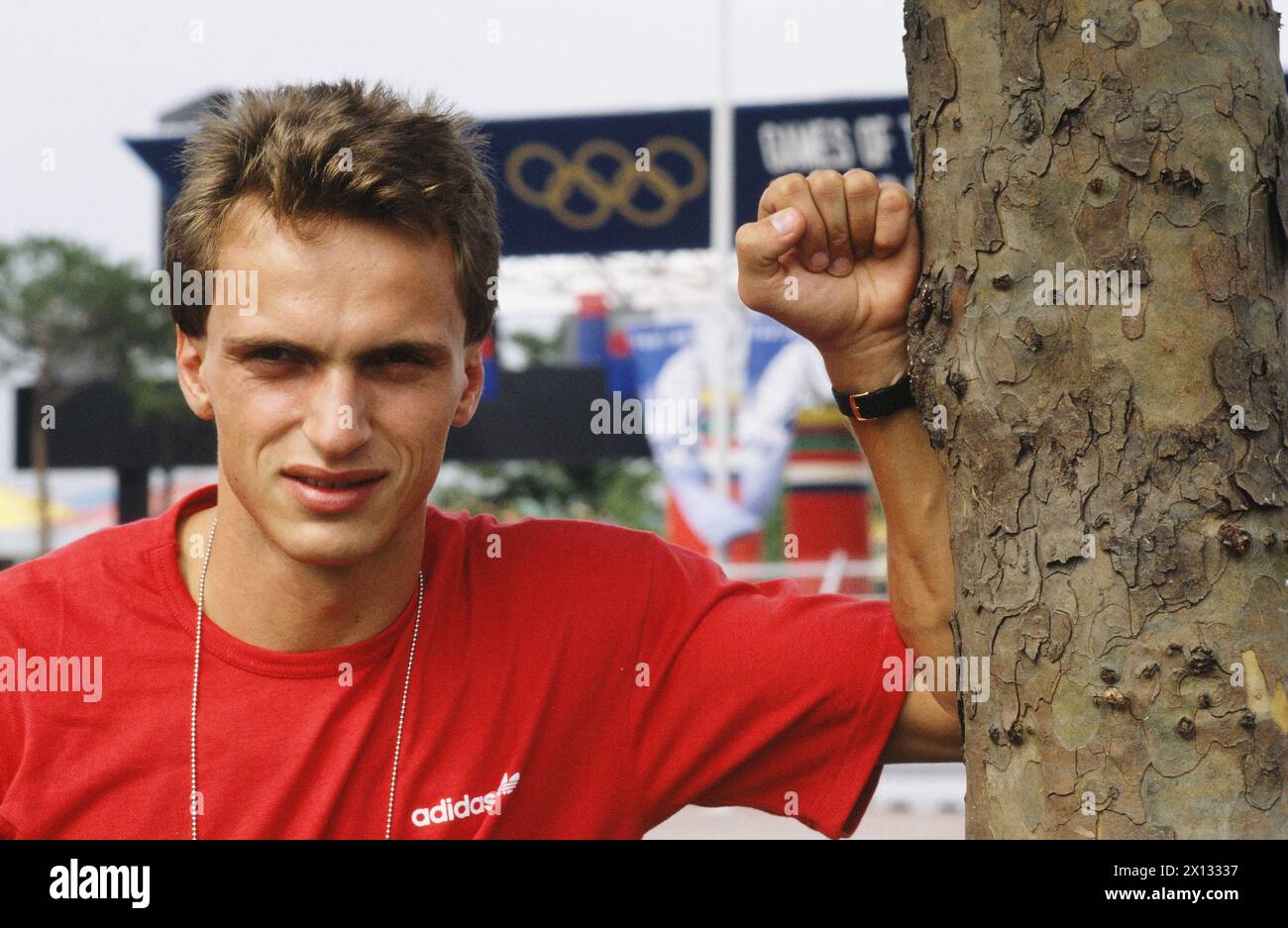 Summer Olympic Games 1988 in Seoul. Picture: Austrian athlete Andreas ...