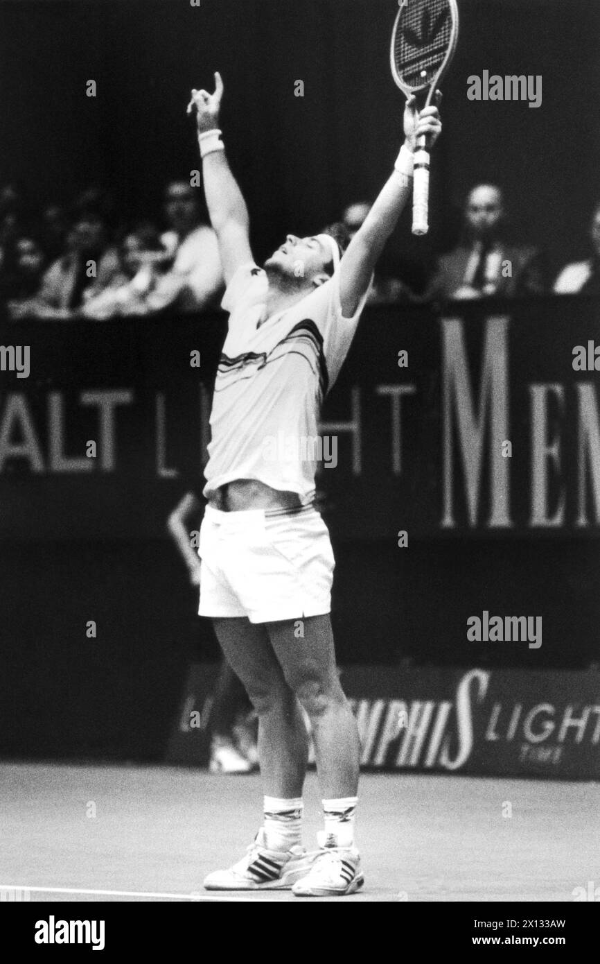 Vienna on October 23rd 1988: Horst Skoff (on the picture) won the 'CA ...